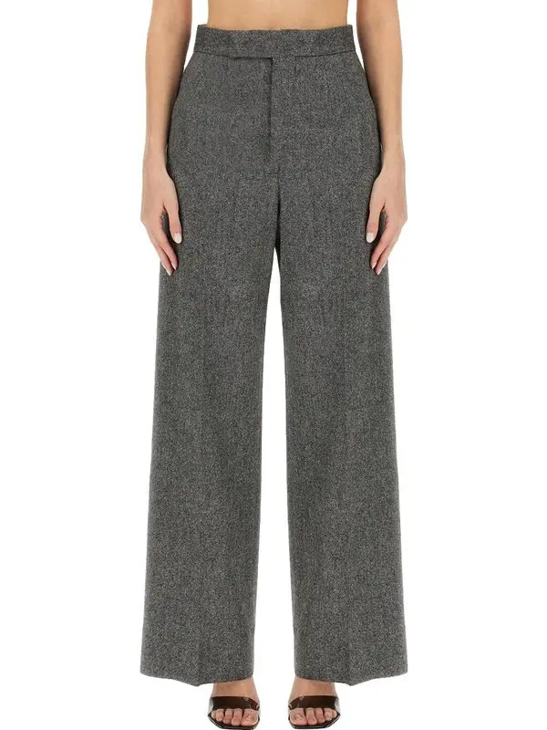 VIVIENNE WESTWOOD Wide Leg Trousers - Gray