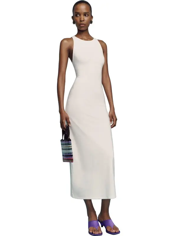 REFORMATION Teddi Knit Dress - Ivory
