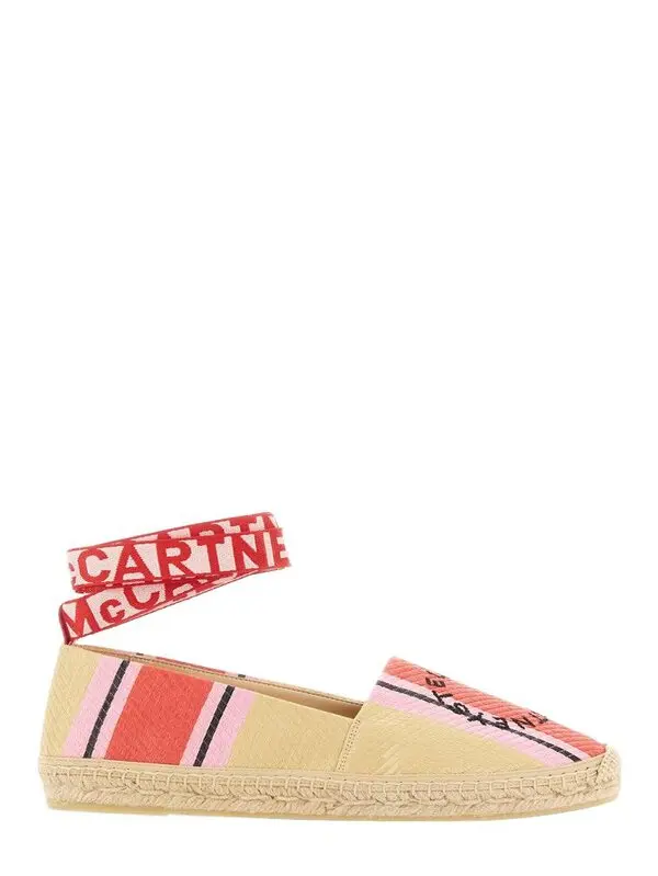 Stella McCartney Gaia Espadrilles With Branded Ankle Straps - Multicolor
