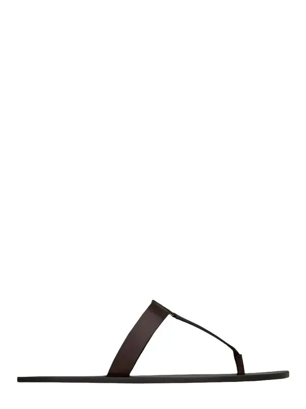 Saint Laurent Babylone Slide - Brown