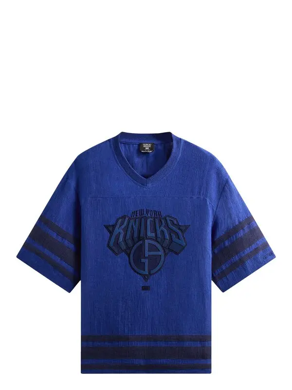 Kith X Giorgio Armani X New York Knicks Malik Shirt - Blue