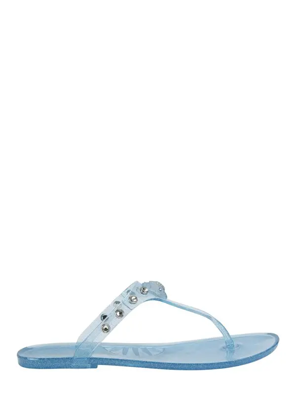 Kurt Geiger Maddison Embellished T-bar Sandals - Blue