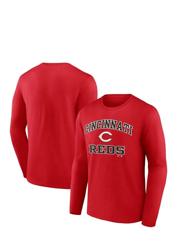 LOGO ATHLETIC Cincinnati S Heart & Soul Long Sleeve T-shirt - Red