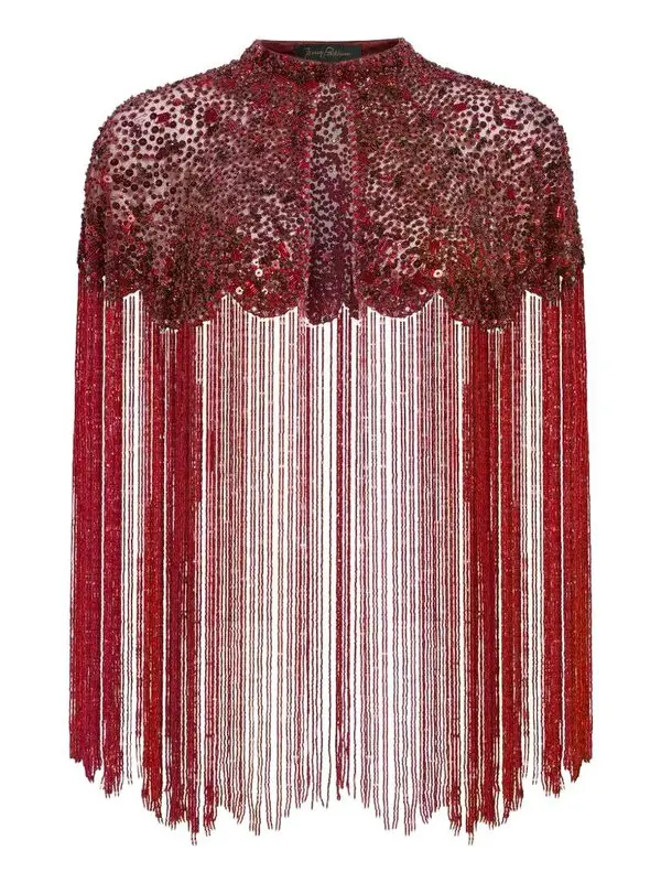 Jenny Packham Astralis Cape - Red