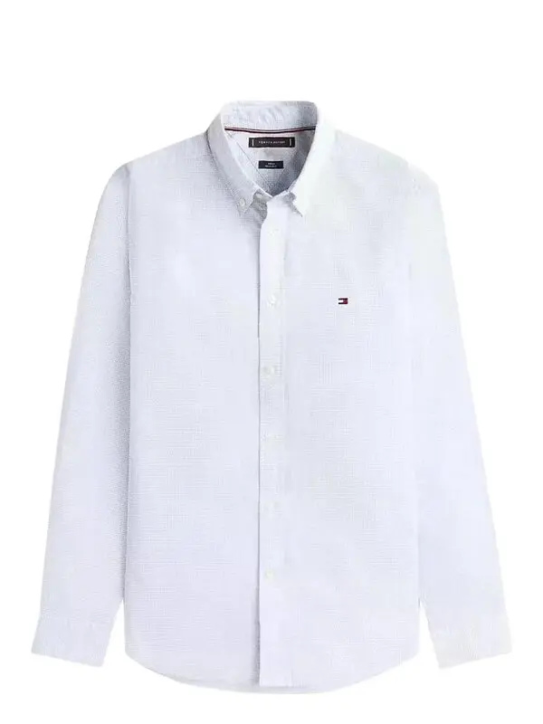 Tommy Hilfiger Logo-embroidered Shirt - Blue