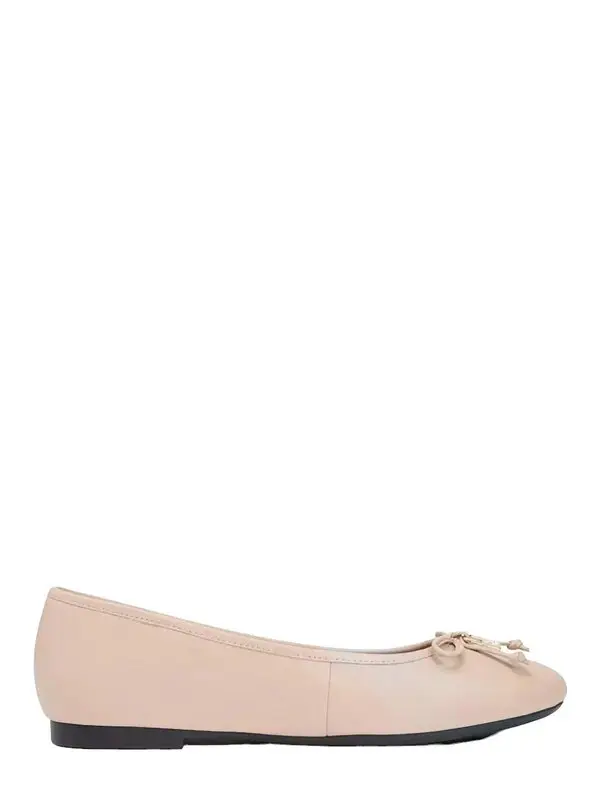 Tommy Hilfiger Bow Detail Ballet Flats - Neutrals