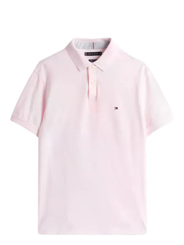 Tommy Hilfiger 1985 Logo-embroidered Polo Shirt - Pink