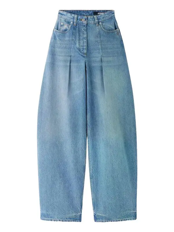 Jacquemus Le De-nîmes Ovalo Jeans - Blue