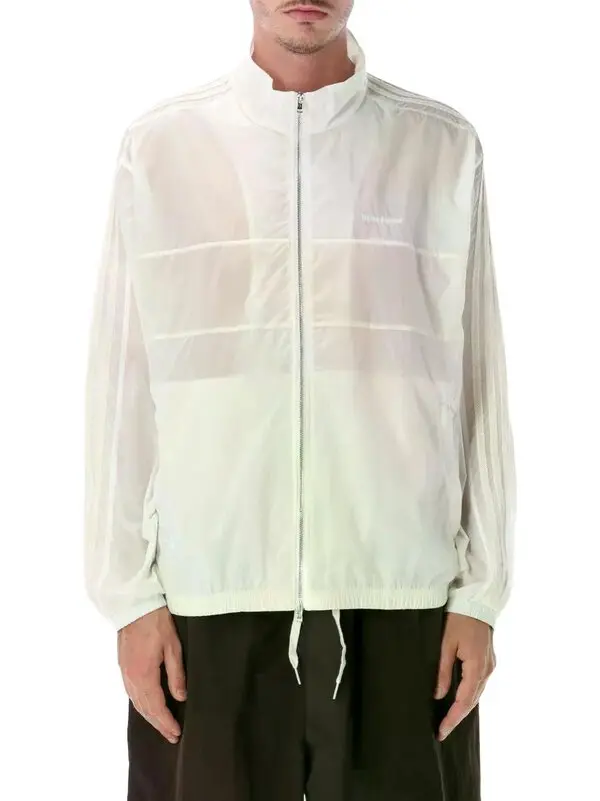 Adidas X Wales Bonner Sheer-panelled Zip-up Jacket - Neutrals