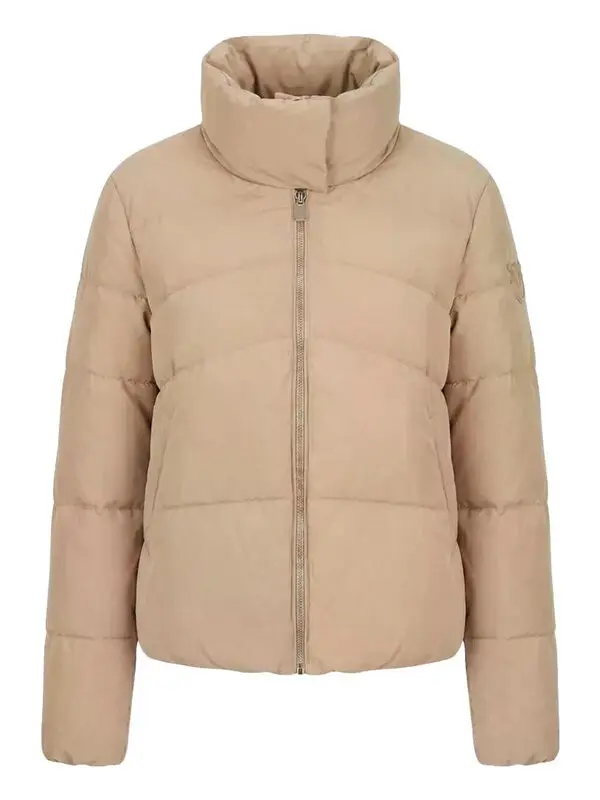 Pinko Quilted High-neck Jacket - Neutrals