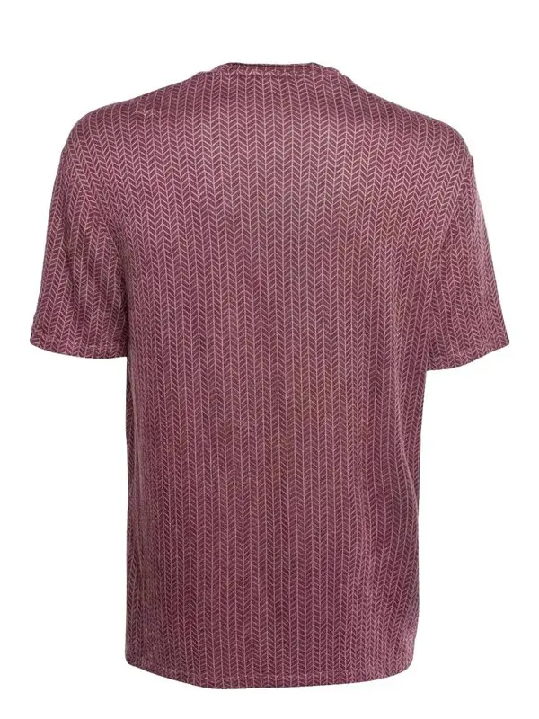 Giorgio Armani Crew-neck Knit T-shirt - Red