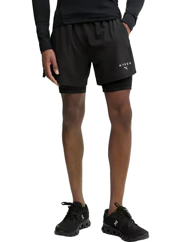 PUMA X Hyrox Layered Shorts - Black