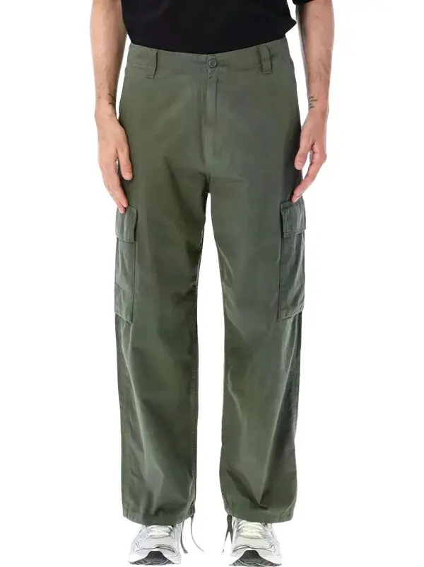 Carhartt Work In Progress Kade Logo-patch Cargo Pants - Green