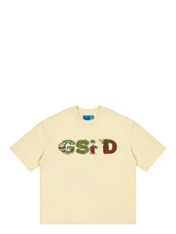 GODSPEED Surfs Up Graphic-print T-shirt - Neutrals
