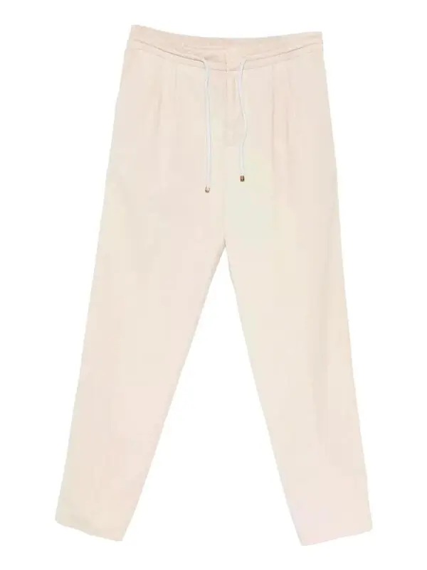 Brunello Cucinelli Pleated Drawstring-waist Trousers - Neutrals