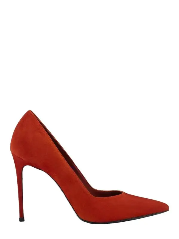 LE SILLA Eva Suede Pumps - Orange