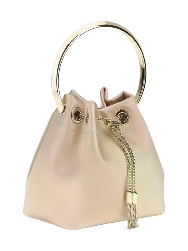JIMMY CHOO Bon Bon Bucket Bag - Neutrals