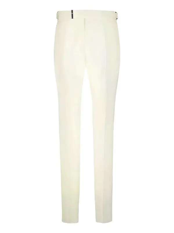 TOM FORD Tailored Trousers With Adjustable Waist - Neutrals