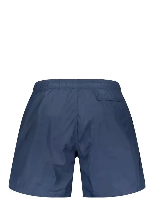 PLEIN SPORT Logo Print Drawstring Swim Shorts - Blue