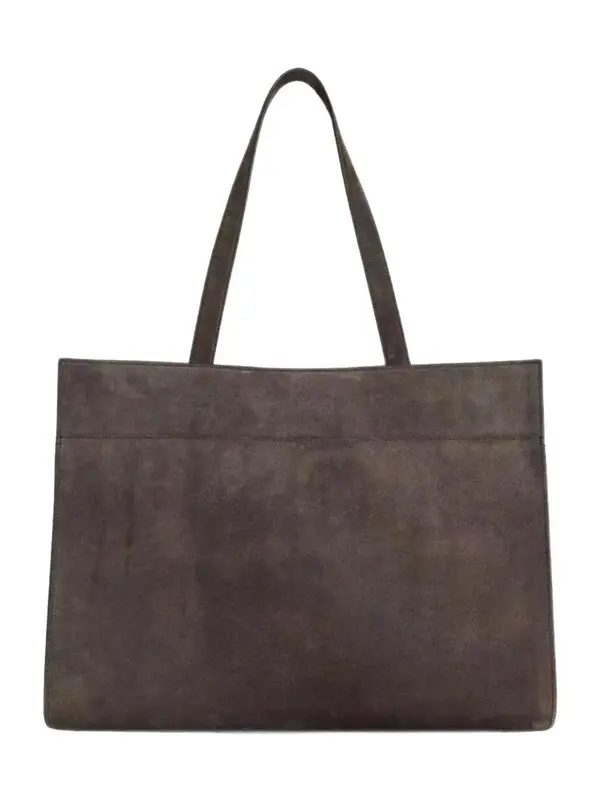 Khaite Crosby Suede Tote Bag - Brown