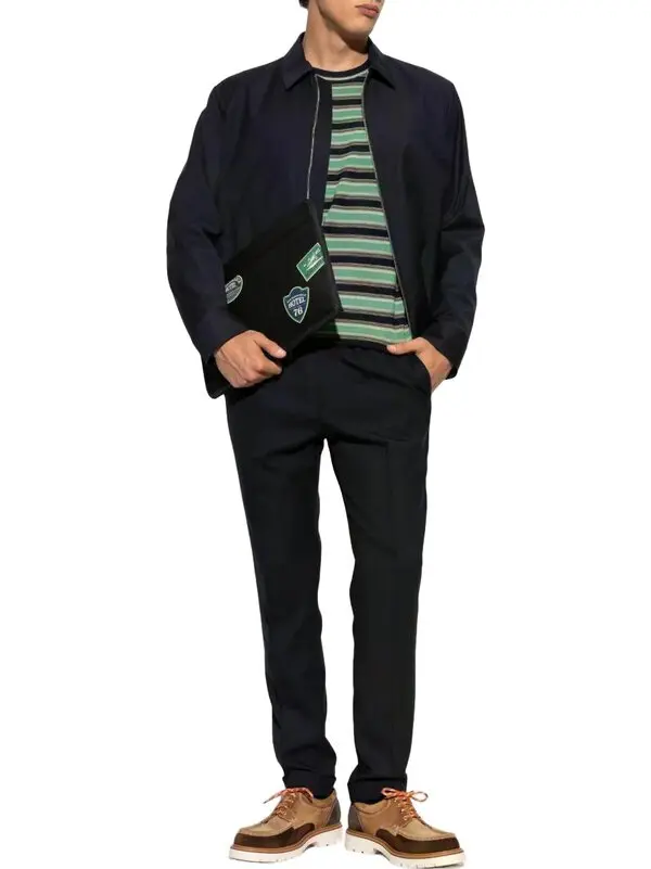 Paul Smith Zip-up Wool Jacket - Blue