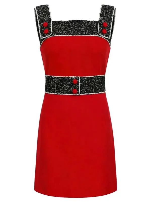 Dolce & Gabbana Sleeveless A-line Dress - Red