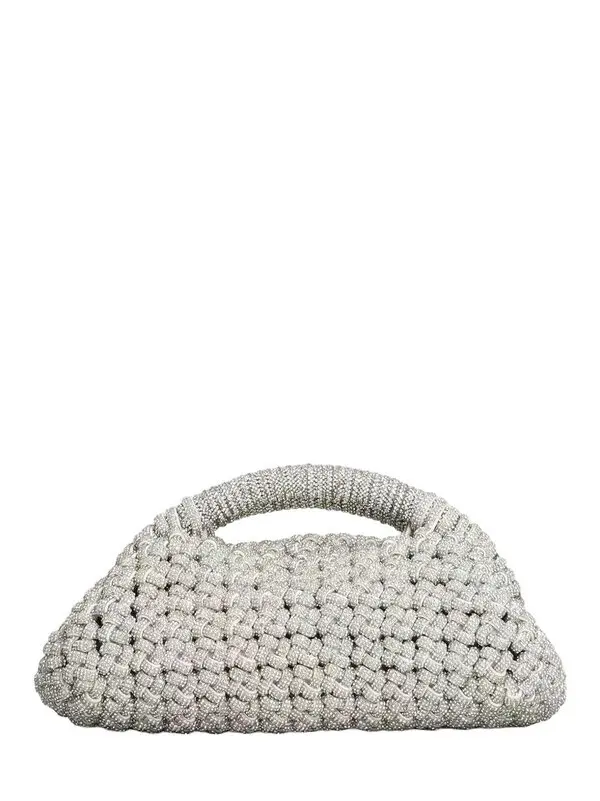 HIBOURAMA Olivia Mini Clutch In Resin - Silver