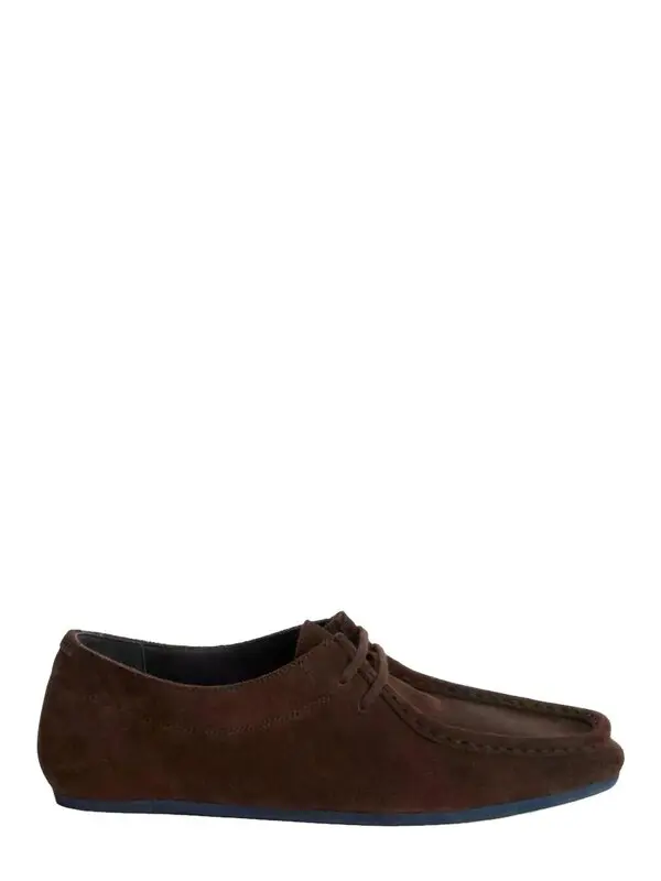 JIL SANDER Hood Lace-up Loafers - Brown