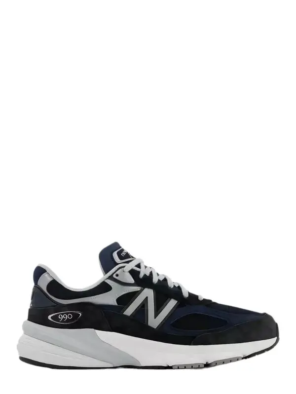 NEW BALANCE 990v6 Paneled Lace-up Sneakers - Blue