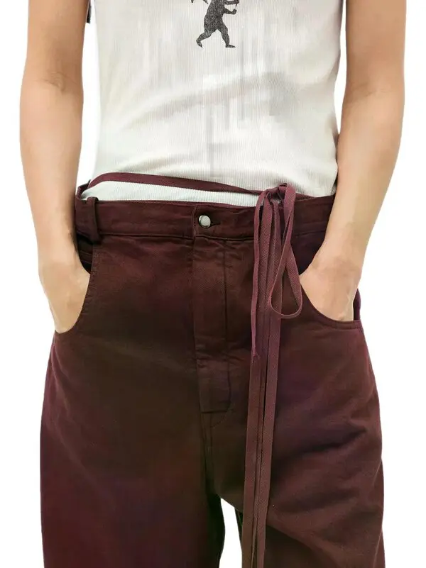 ANN DEMEULEMEESTER Michael Five-pocket Jeans - Red