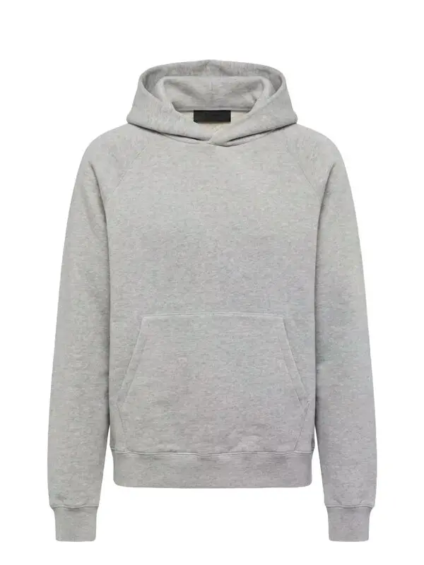 Prada Elbow-patch Raglan-sleeve Hoodie - Grey