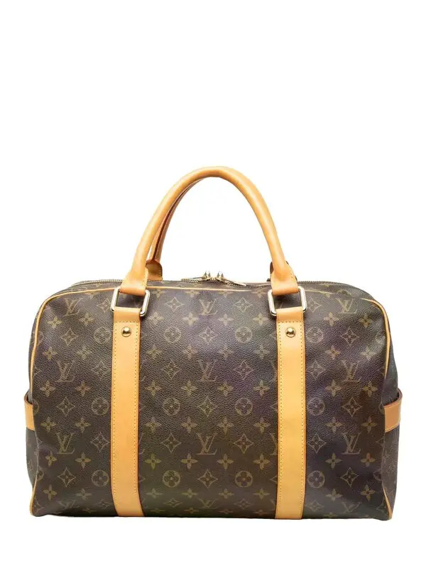 LOUIS VUITTON Monogram Canvas Carryall Travel Bag - Brown
