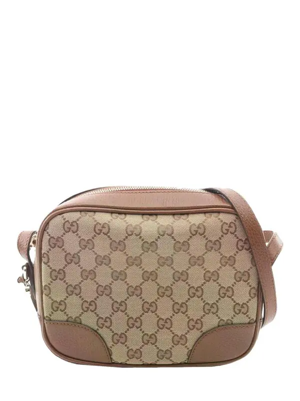 Gucci Gg Canvas Bree Crossbody Shoulder Bag - Brown