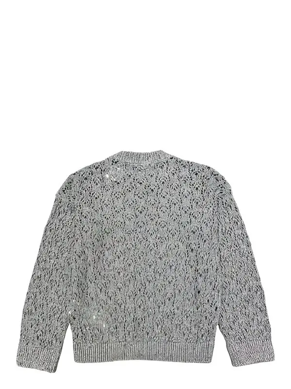Eleventy Long Sleeve Sweater - Grey