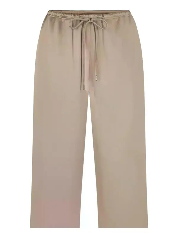 JUVIA Drawstring Waist Trousers - Neutrals