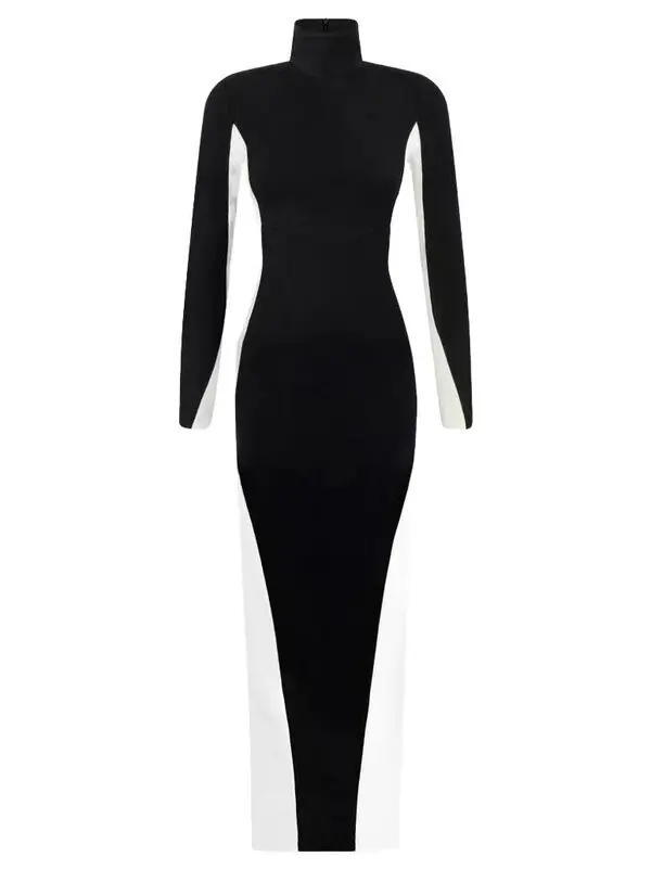 Dsquared2 Long-sleeve Maxi Dress - Black