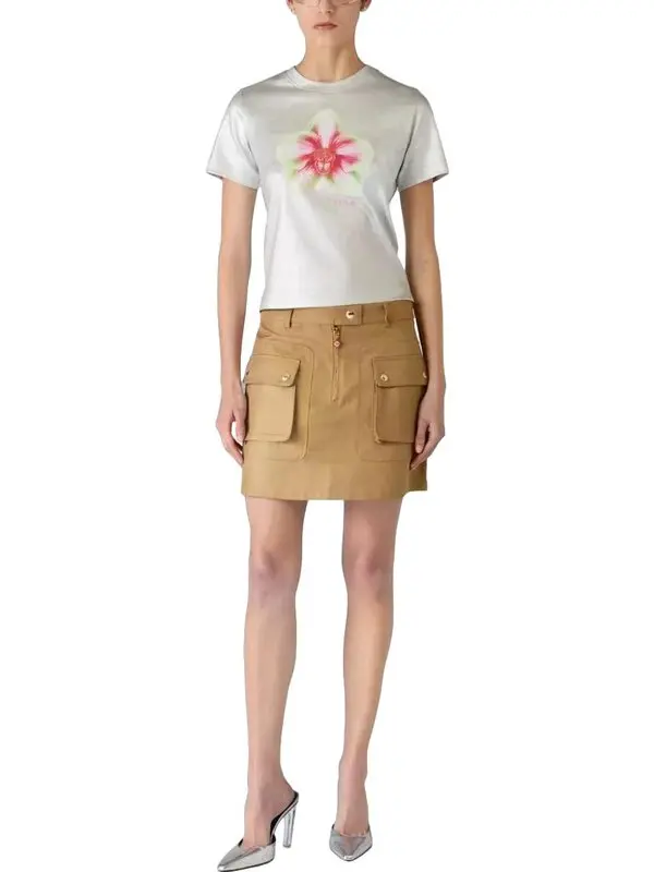 Casablanca Glitch Orchid T-shirt - Silver