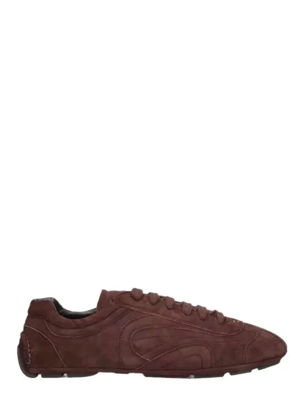 Prada Montecarlo Re-edition 2005 Suede Sneakers - Brown