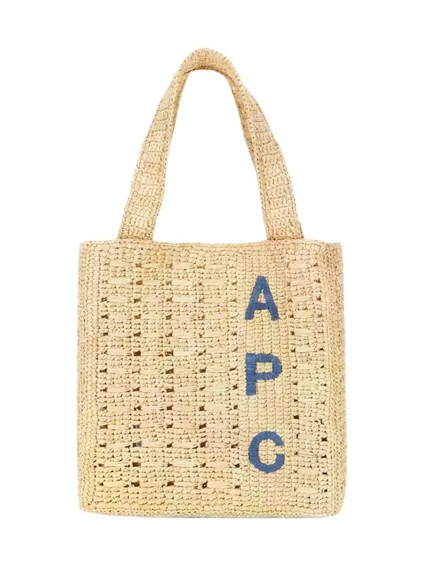 A.p.c. Woven Tote Bag - Neutrals