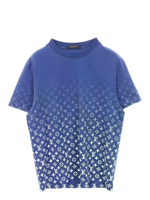 LOUIS VUITTON 2010s Monogram Gradient-print T-shirt - Blue