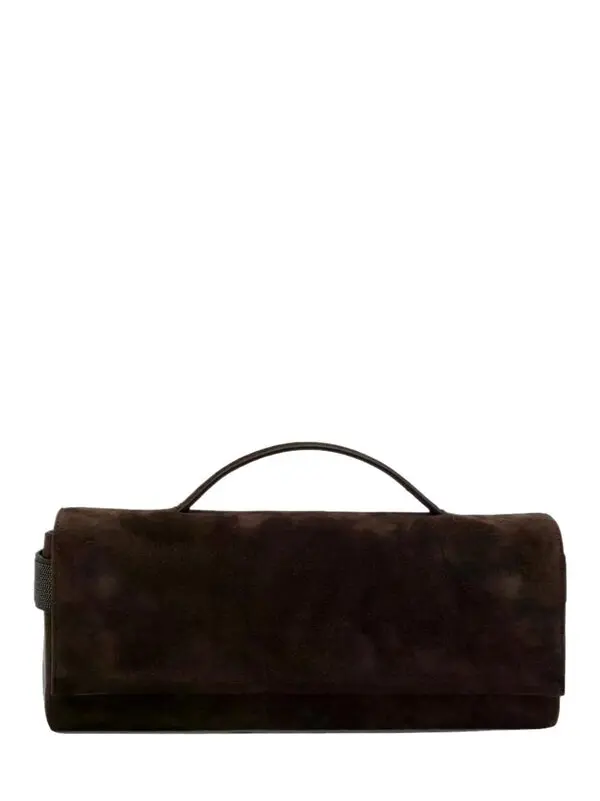 Brunello Cucinelli Monili Essence Clutch Bag - Brown