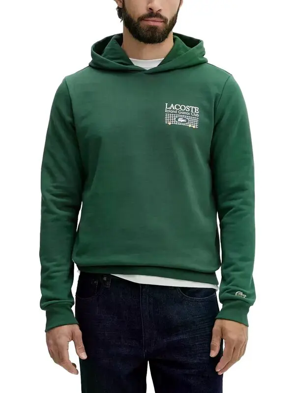 Lacoste Roland Garros Hooded Sweatshirt - Green