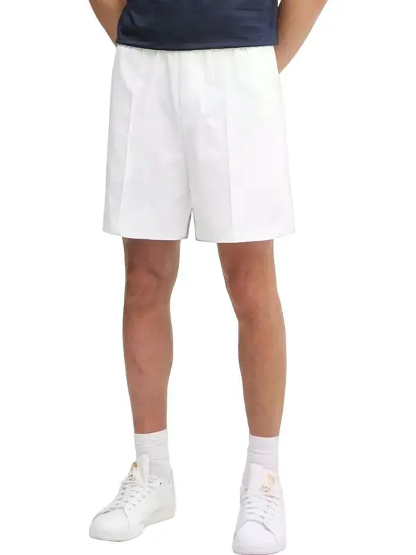 Lacoste Logo Patch Elasticated Waist Shorts - White