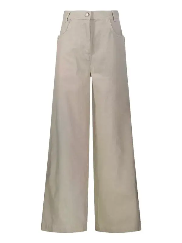 Max Mara Wide-leg Denim Jeans - Neutrals