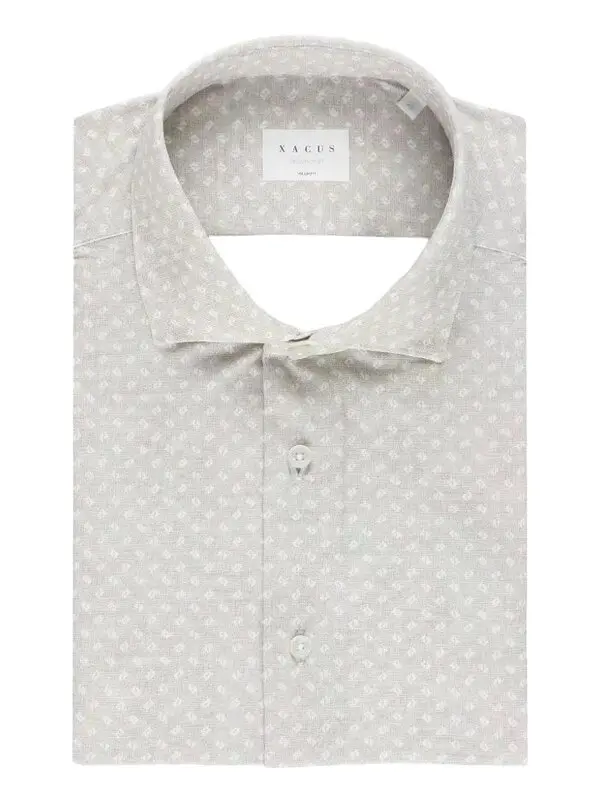 XACUS Active Shirt Geometric-pattern - Neutrals