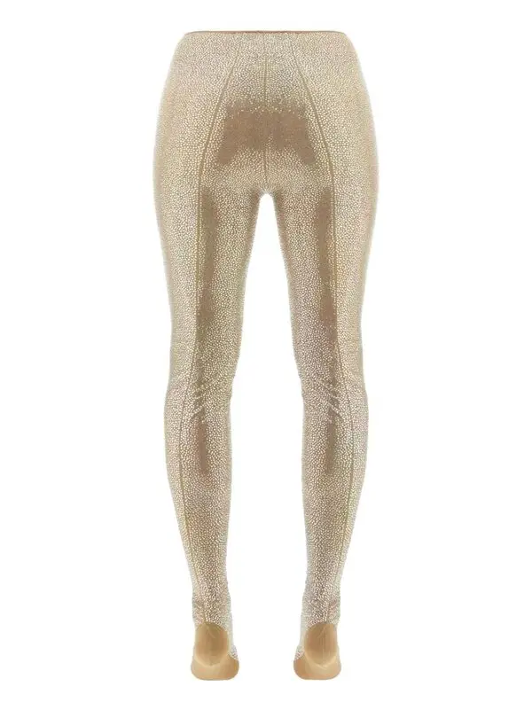 Giuseppe Di Morabito Crystal-embellished Leggings - Neutrals