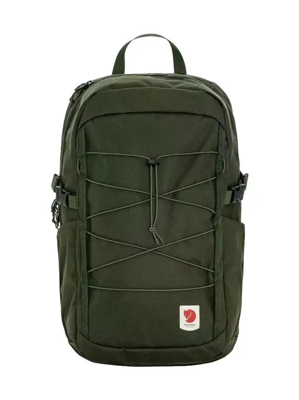Fjallraven Bungee-cord Buckle-strap Backpack - Green