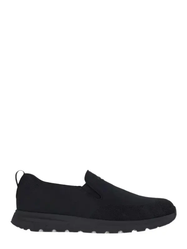 Prada Logo-embossed Slip-on Sneakers - Black