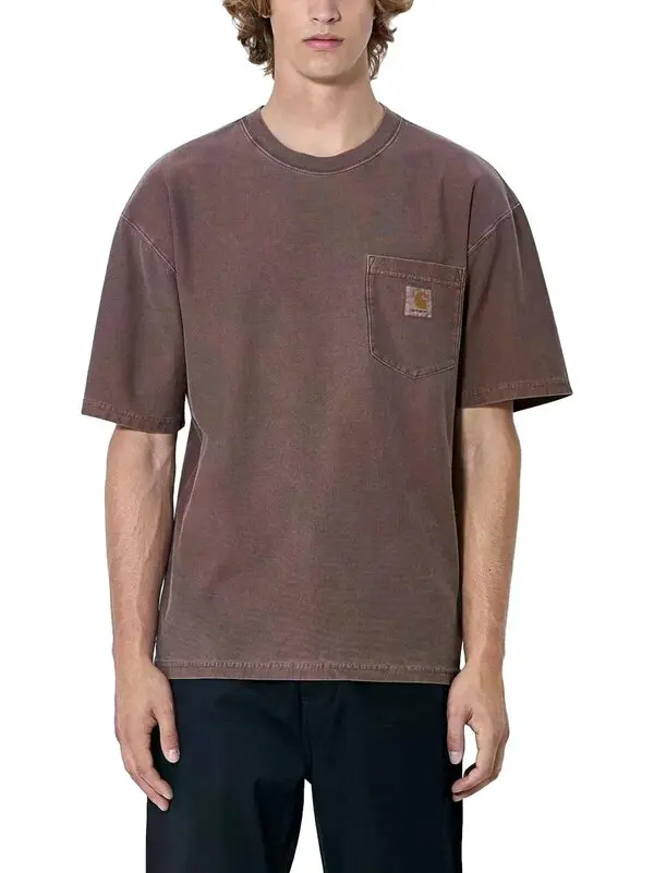Carhartt Work In Progress Loose Pocket Cotton T-shirt - Brown