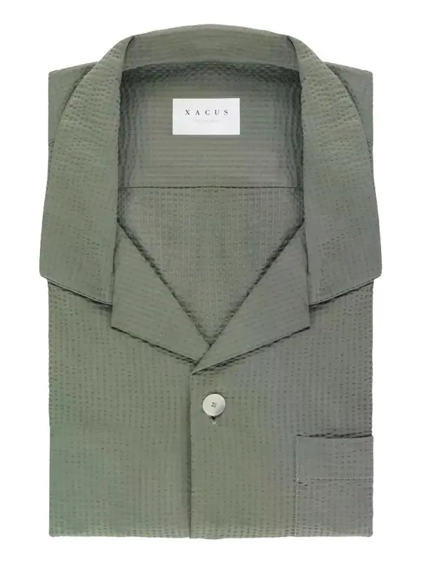 XACUS Active Shirt Seersucker - Grey